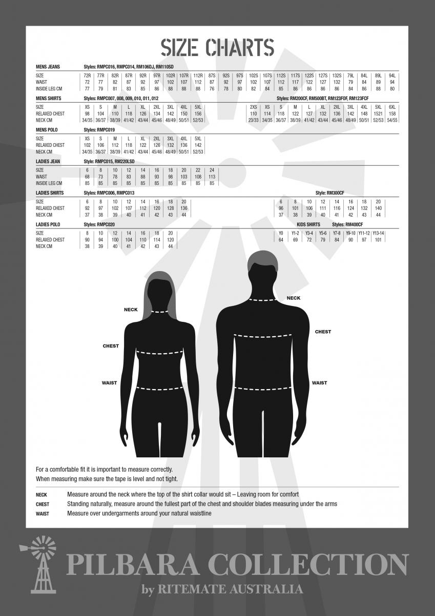 RITEMATE KIDS PILBARA CLOSED FRONT LONG SLEEVE SHIRT - Collier & Miller