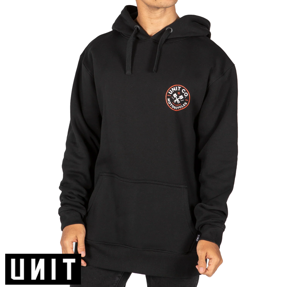 UNIT MENS OUTCAST FLEECE HOODIE BLACK - Collier & Miller