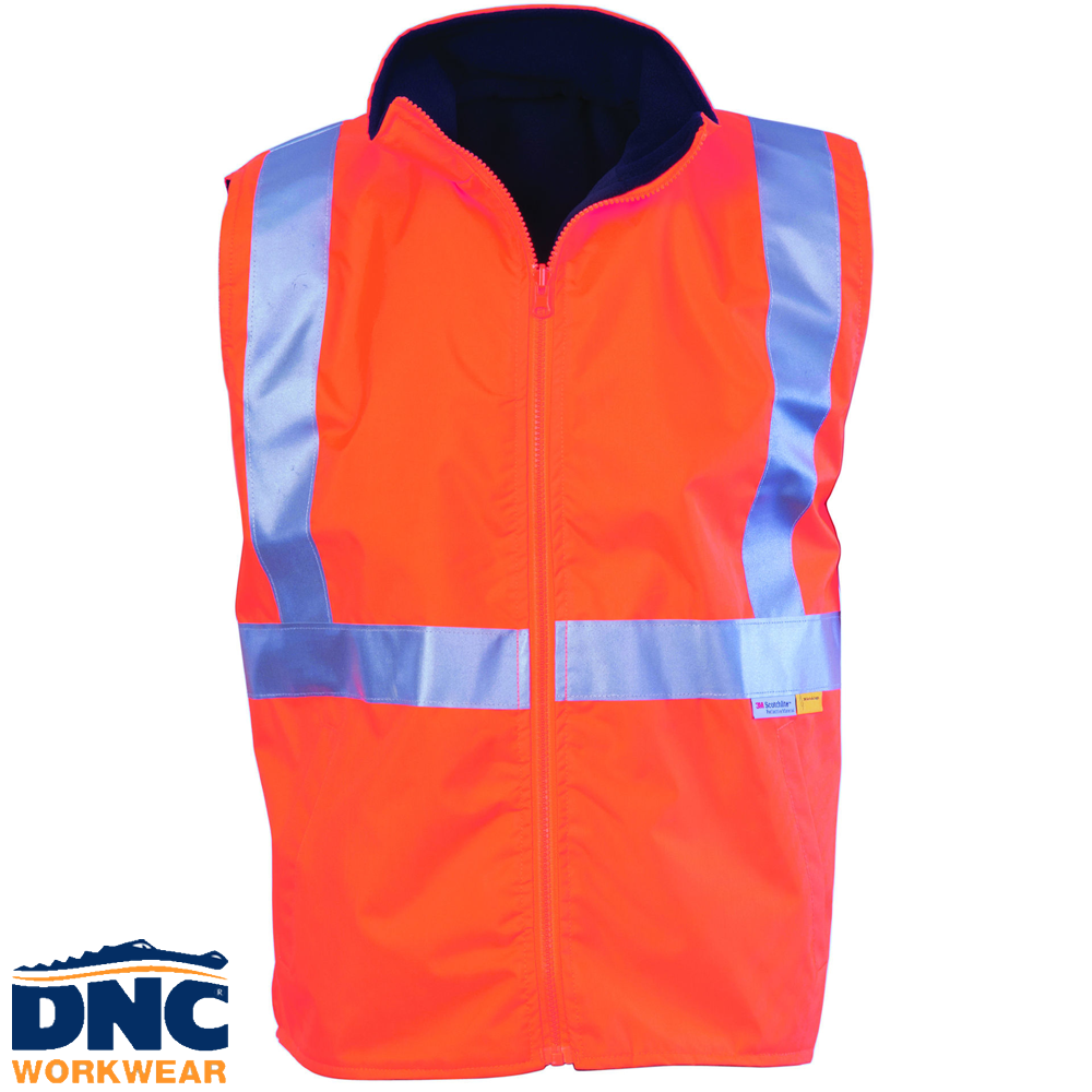 DNC HI-VIS REVERSIBLE VEST AND 3M REFLECTIVE TAPE - Collier & Miller