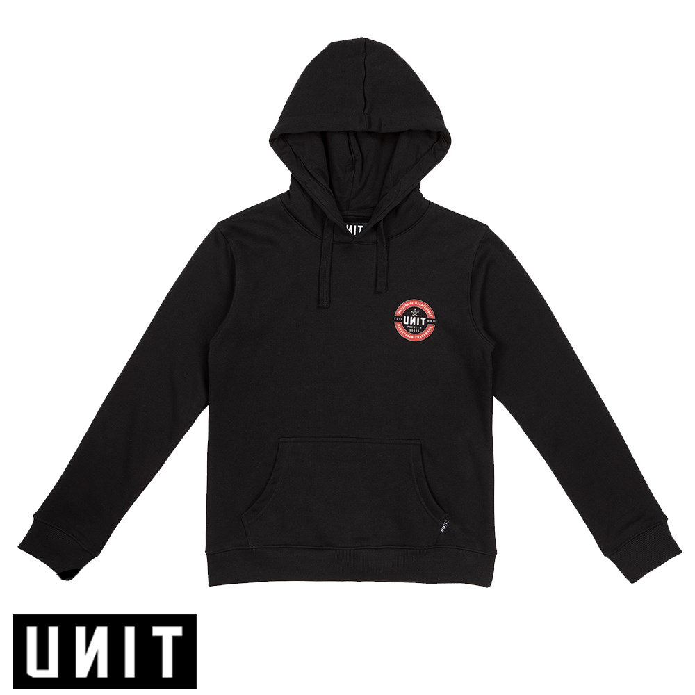 UNIT YOUTH FELIX FLEECE HOODIE BLACK - Collier & Miller