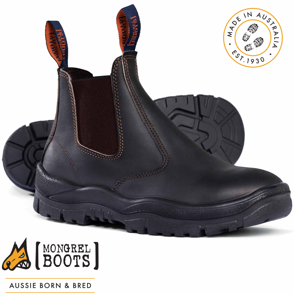 MONGREL PREMIUM ELASTIC SIDED SAFETY BOOT - Collier & Miller
