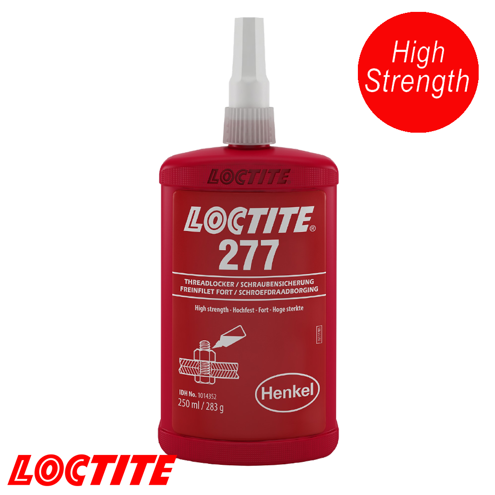 LOCTITE 277 STUD LOCK 50ML RED HIGH STRENGTH THREADLOCKER - Collier & Miller