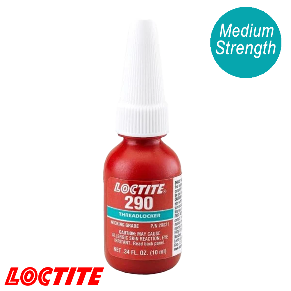 LOCTITE 290 THREADLOCKER 10ML GREEN MEDIUM-HIGH STRENGTH WICKING GRADE ...