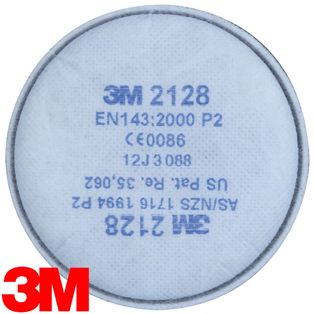 3M 2128 GP2 MIST-FUMES FILTER DISC FILTER AG-SPRAY PACK OF 2 SUITS 6000 ...