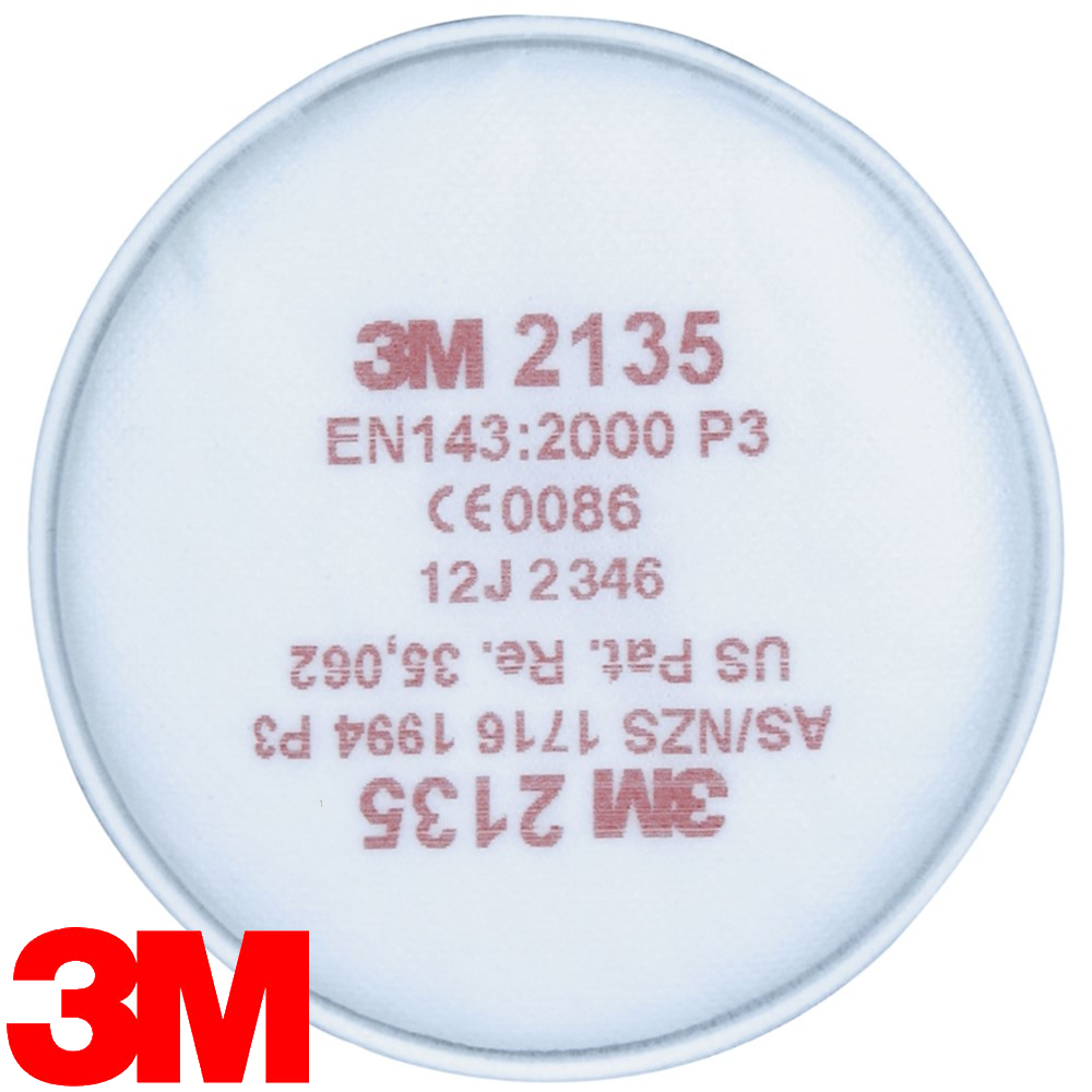 3M 2135 P2/3 PARTICULATE FLTER DISC FILTER PK2 SUITS 6000,7000,7500 ...