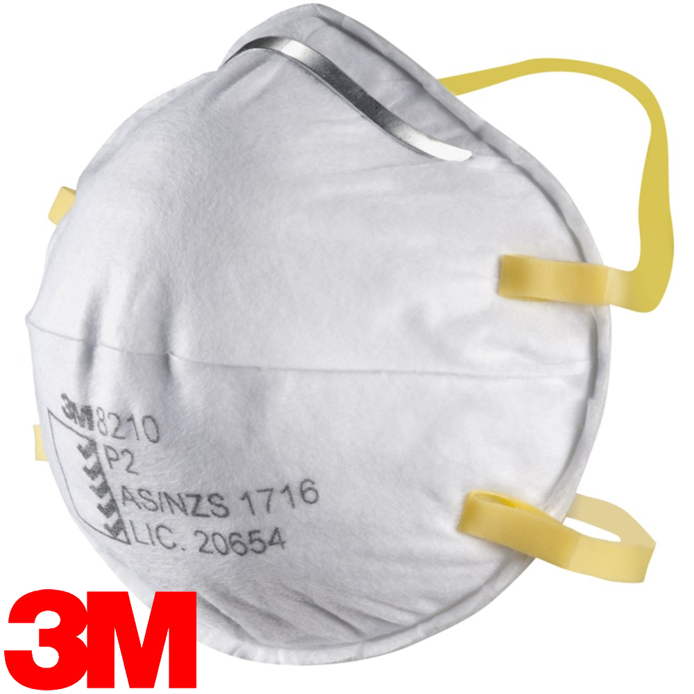 3M 8210 P2 PARTICULATE MASK DISPOSABLE (BOX 20) UNVALVED - Collier & Miller