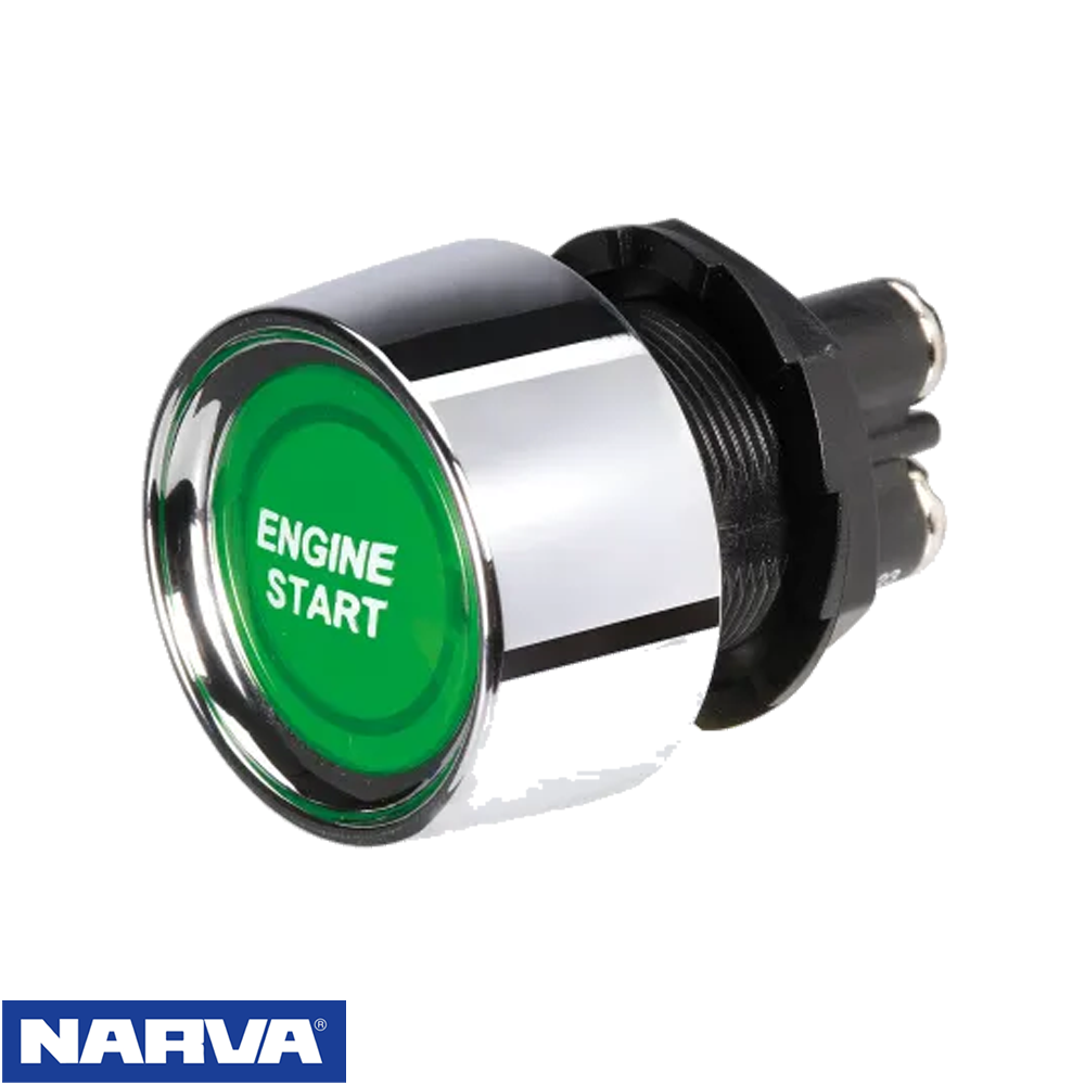 NARVA STARTER SWITCH GREEN LED 12V 50A - Collier & Miller