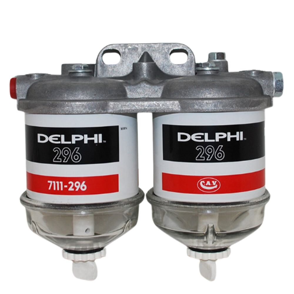 CAV DOUBLE FUEL FILTER KIT CAV LUCAS DELPHI STYLE 50 LPH - Collier & Miller