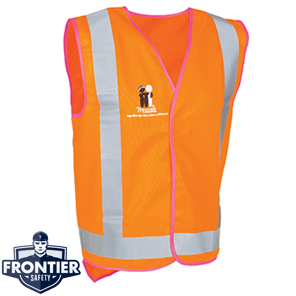 MCGRATH FOUNDATION SAFETY VEST HI VIS WITH REFLECTIVE TAPE SIZE MEDIUM ...