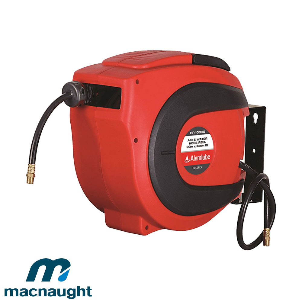 ALEMLUBE AIR REEL 12MM X 15M RETRACTABLE REEL SLOW RETURN - Collier ...