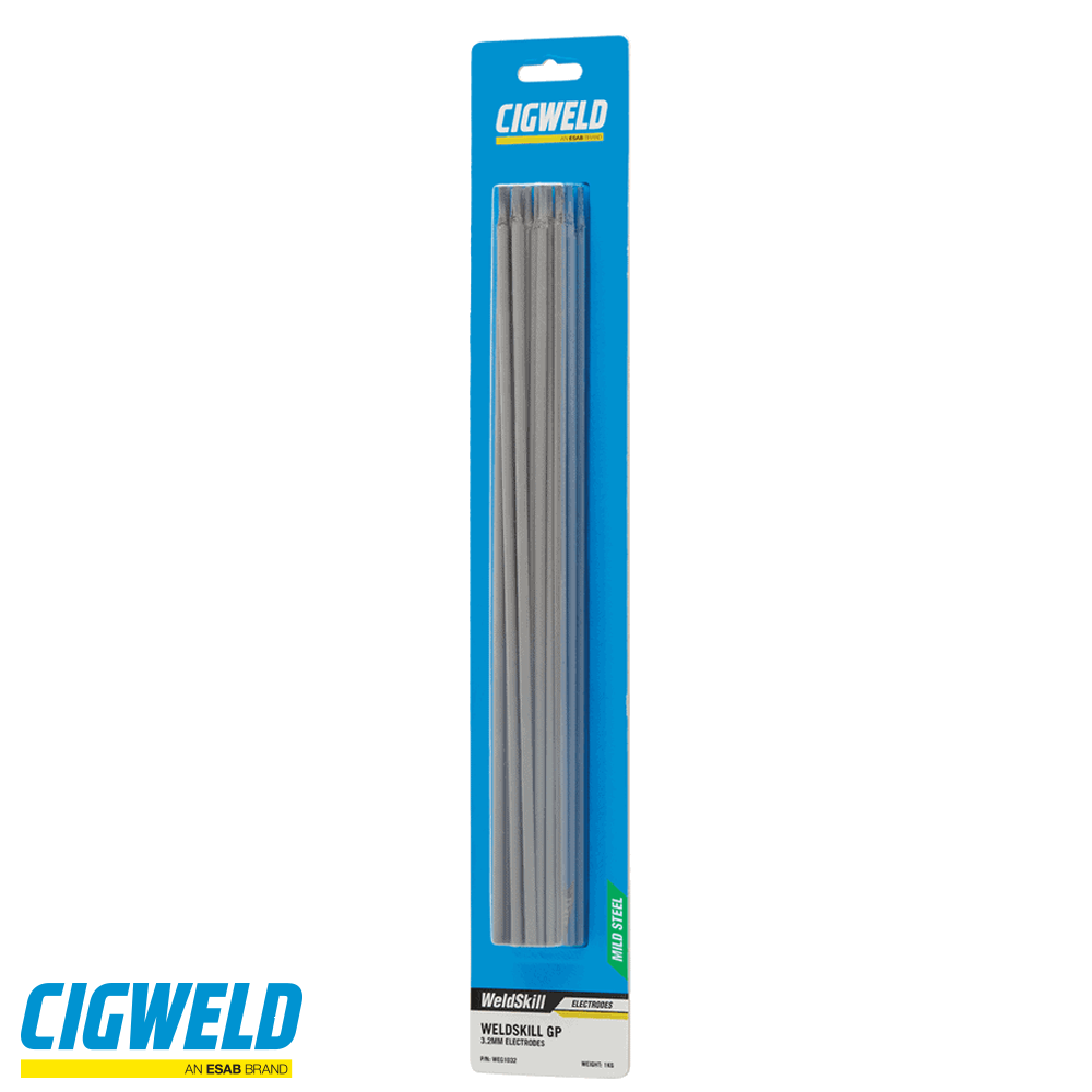CIGWELD WELDSKILL GP 3.2MM GENERAL PURPOSE ELECTRODE 10 GAUGE 5.0KG ...
