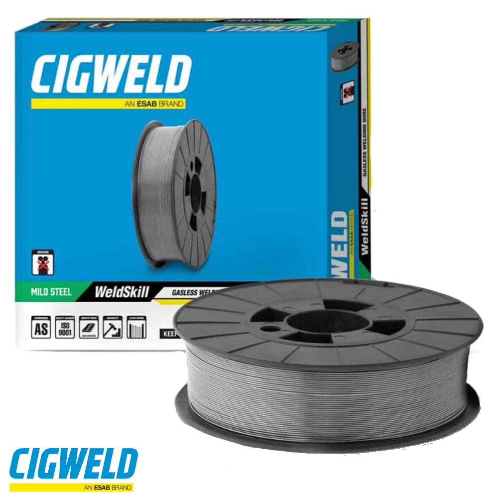 CIGWELD MIG WIRE 0.9MM X 4.5KG WELDSKILL FLUX CORE GASLESS - Collier ...