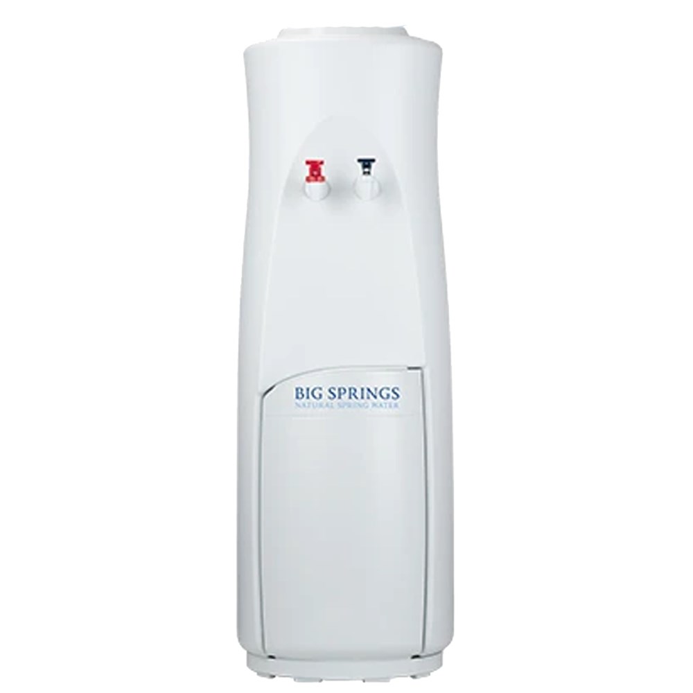 BIG SPRINGS WATER COOLER WHITE SUITS 12L & 15L BOTTLES SINGLE USE ...