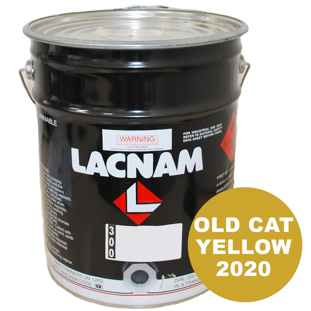 QD ENAMEL OLD CAT YELLOW 20L RAPID DRY COPOLYMER CATERPILLAR ENAMEL qd-enamel-old-cat-yellow-20l-rapid-dry-copolymer-caterpillar-enamel