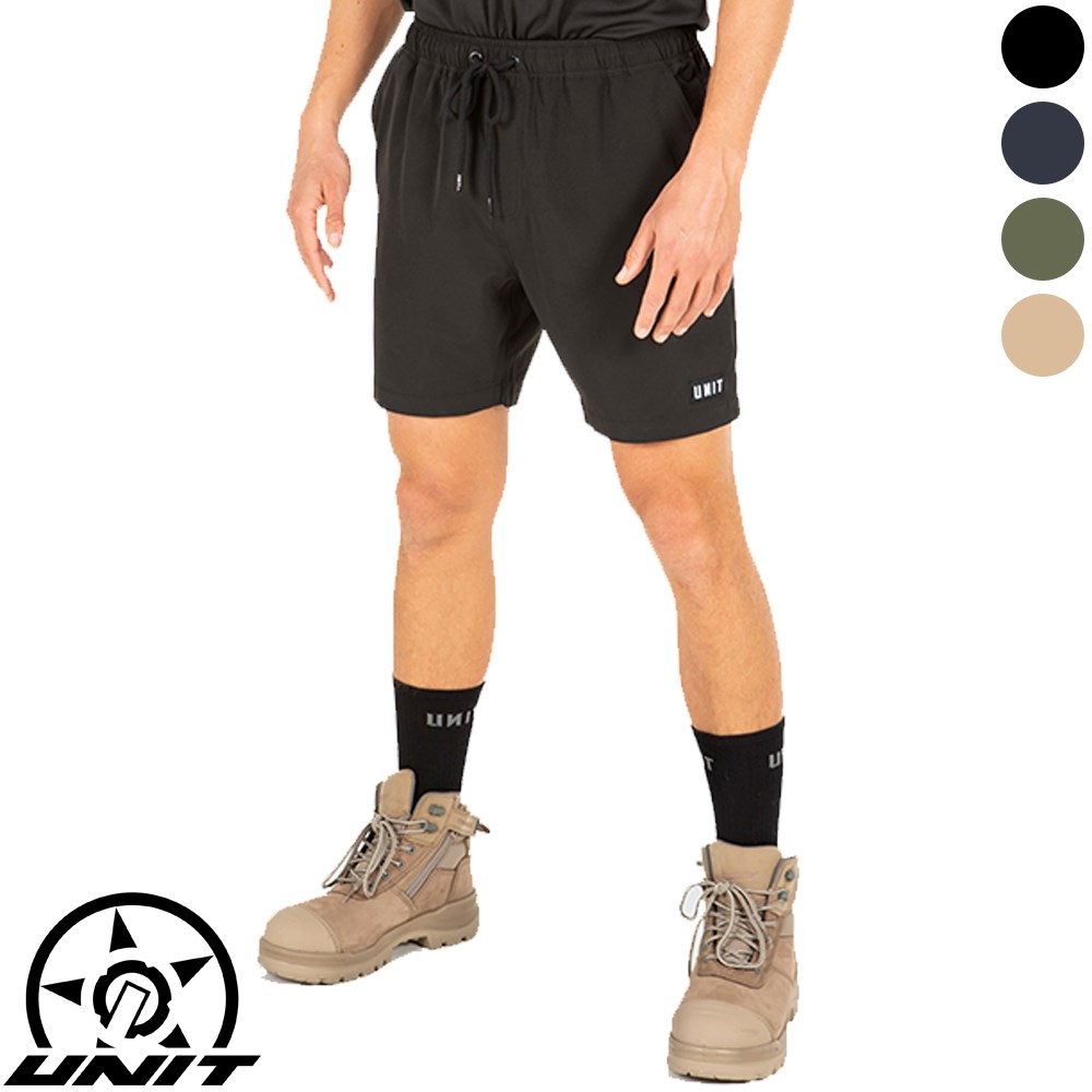 UNIT MENS BLOCK ELASTIC 16" SHORTS - Collier & Miller