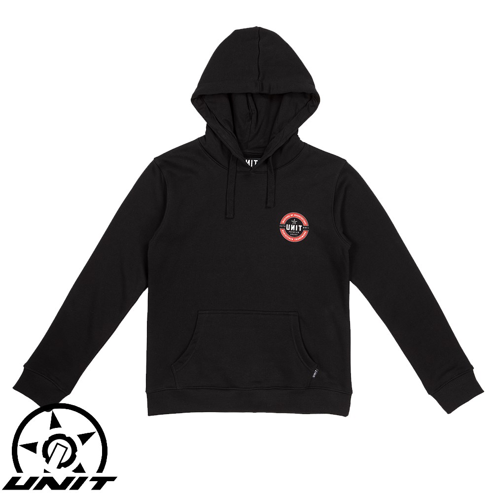 UNIT YOUTH FELIX FLEECE HOODIE BLACK - Collier & Miller
