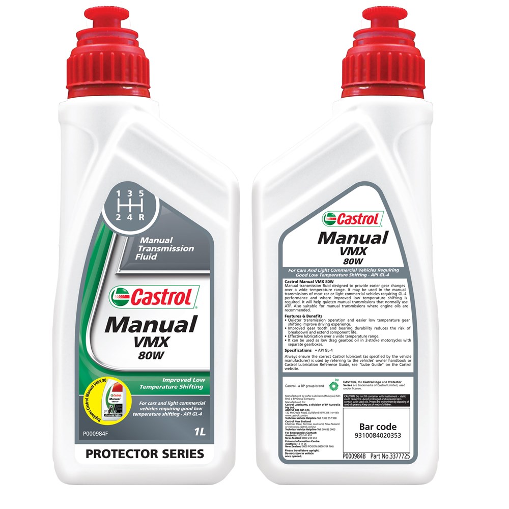 CASTROL MANUAL VMX80 GEAR OIL 1L - Collier Miller