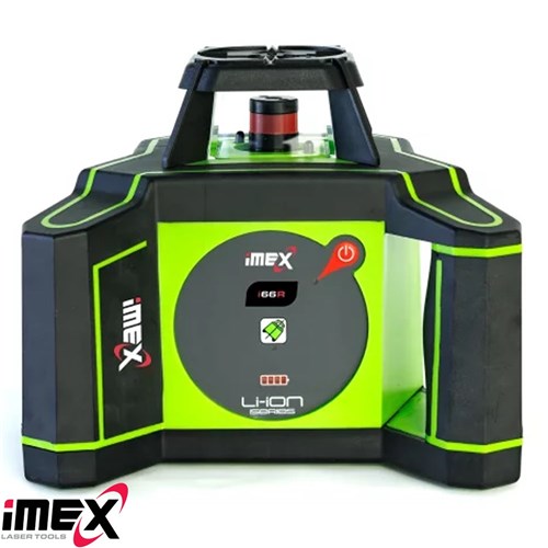 IMEX I66R ROTATING LASER LEVEL RED BEAM WITH LRX6 RECEIVER Collier Miller