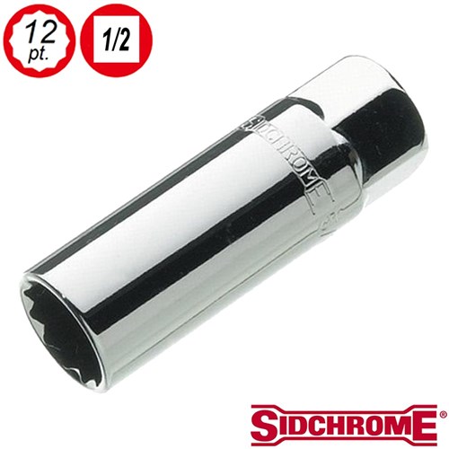 Sparkplug Socket 12pt 13 16 1 2 Drive Sidchrome Collier And Miller
