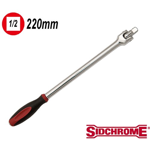 1/2 DRIVE FLEX HANDLE OFFSET 220MM SIDCHROME - Collier & Miller