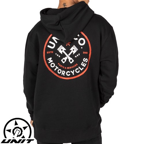 UNIT MENS OUTCAST FLEECE HOODIE BLACK - Collier & Miller