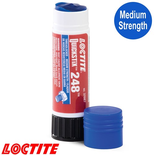 LOCTITE 248 THREAD LOCK 19GRM BLUE MEDIUM STRENGTH SEMI SOLID STICK ...