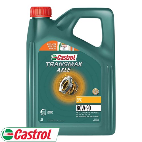 CASTROL AXLE EPX 80W-90 4L TRANSMAX GEAR OIL 4 LITRE - Collier & Miller