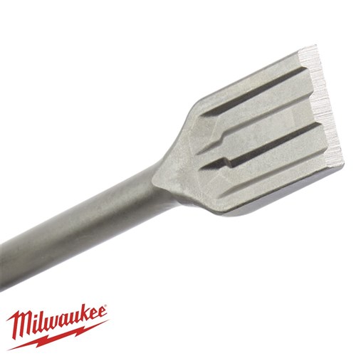 MILWAUKEE SLEDGE WIDE CHISEL 250 X 40MM PREMIUM SDS PLUS - Collier & Miller