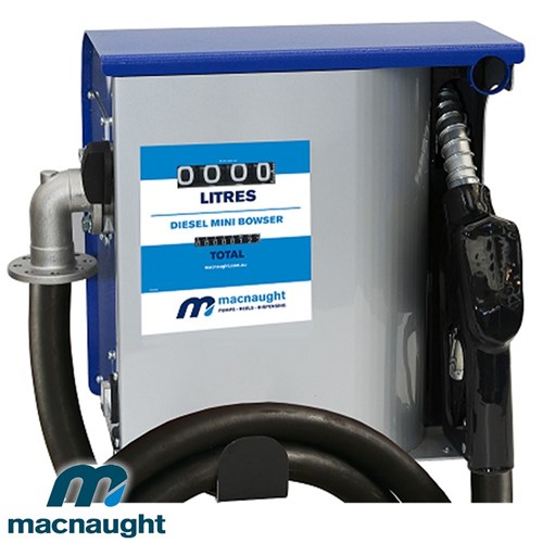 MACNAUGHT MINI BOWSER 240V 100 L/MIN DIESEL FUEL ONLY - Collier & Miller