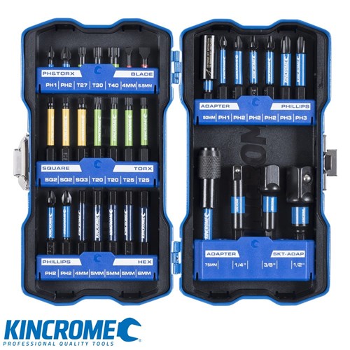 KINCROME IMPACT BIT SET 32 PCE - Collier & Miller