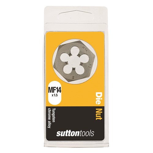 SUTTON M14X1.5MM DIE NUT CARBON METRIC FINE TUNGSTEN CHROME ALLOY ...