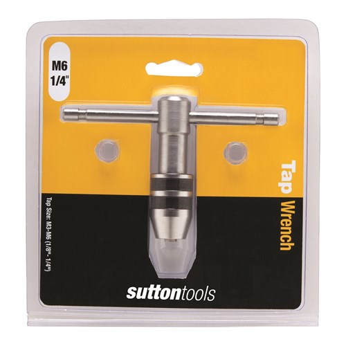SUTTON TAP WRENCH T-TYPE M6 SUIT M3-M6 (1/8-1/4) - Collier & Miller