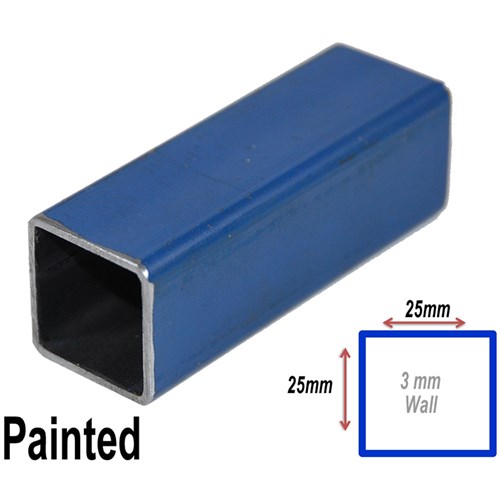 RHS 25MMX25MMX3MM PAINTED 1.89KG /M (AS/NZS 1163-2009) - Collier & Miller