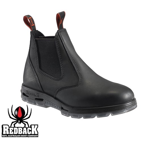 UBBK BLACK NON-SAFETY BOOT 4 REDBACK BOBCAT (BLACK) SIZE: MEN 4, WOMEN ...