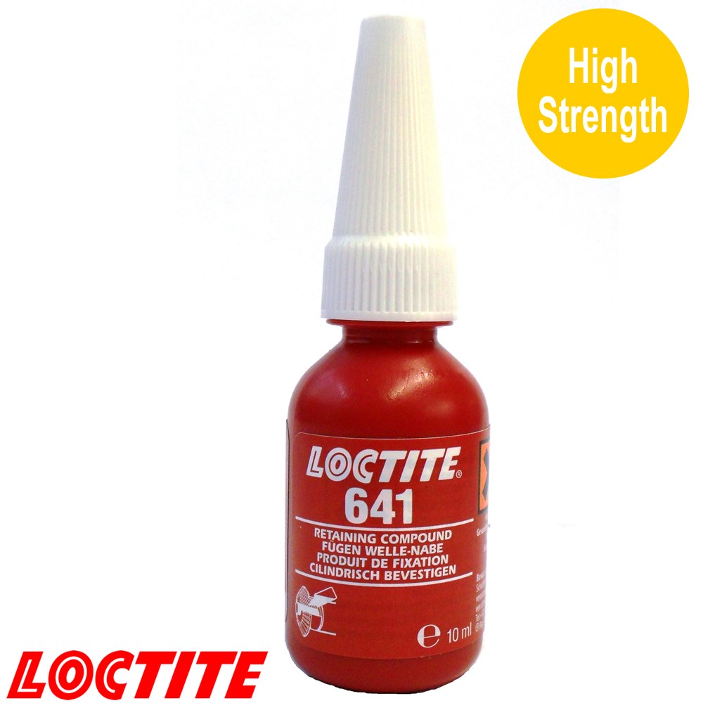 LOCTITE 641 RETAINING 10ML GREEN CONROLLED STRENGTH BEARING MOUNT ...