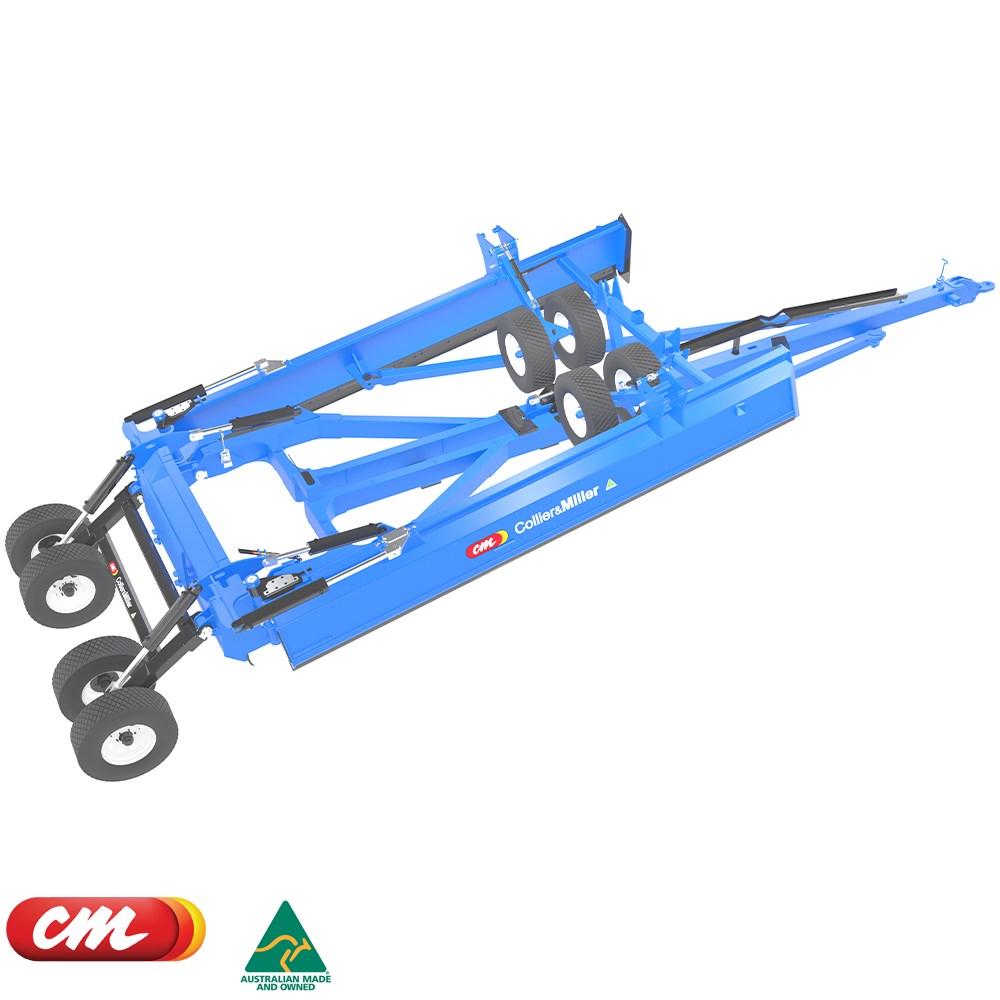C&M FOLDING GRADER BOARD 40' HYDRAULIC SMUDGER BOARD FORWARD FOLD ...