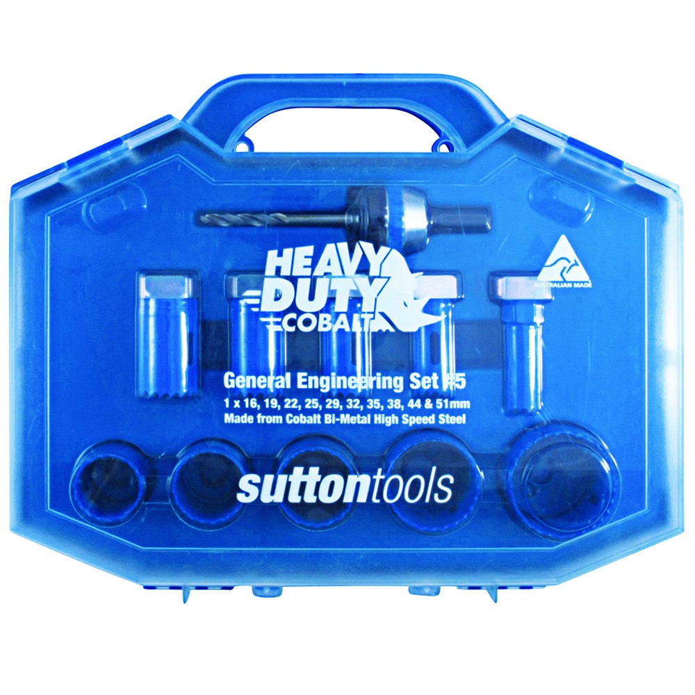 SUTTON 10PC HOLESAW KIT GENERAL ENG SET #5 BI-METAL 16MM-51MM - Collier ...