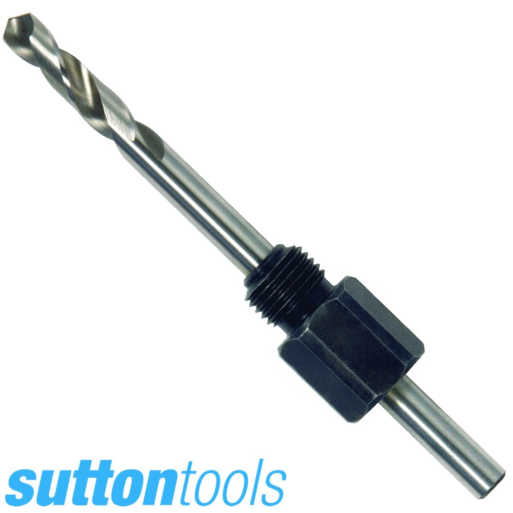 SUTTON BA0 ARBOR 6MM ROUND SHANK SUIT BI-METAL HOLESAWS SIZE 14MM-30MM ...