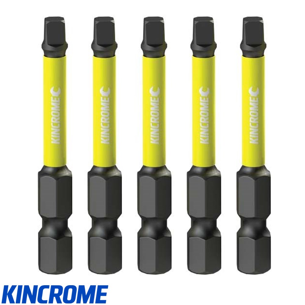 IMPACT BIT SQ#2 50MM 5 PCK KINCROME PTA IMPACT - Collier & Miller