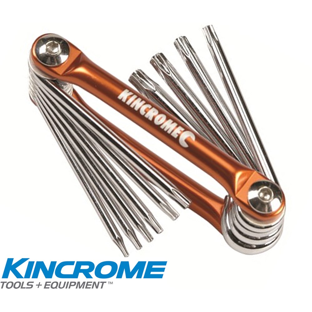 TAMPER PROOF KEY SET FOLDING 10PC KINCROME TH6-TH30 - Collier & Miller