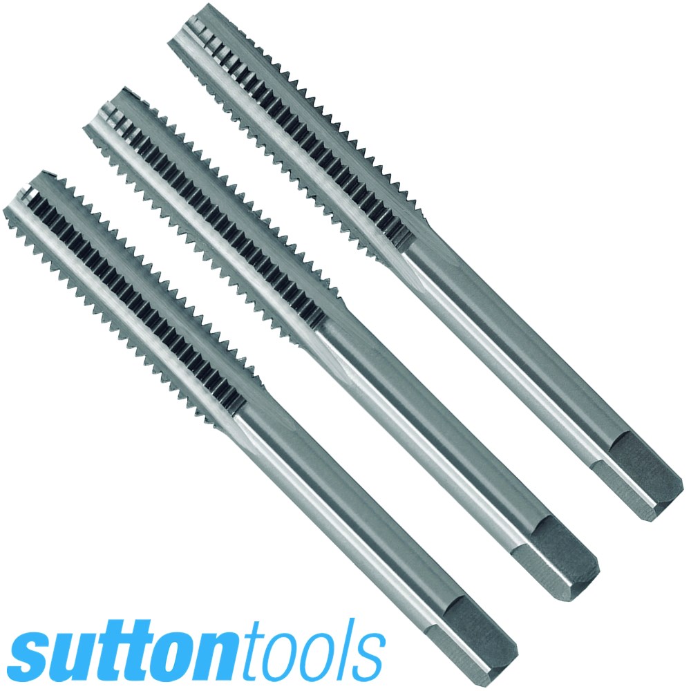 SUTTON M16X2.0MM HAND TAP SET 3 PIECE CARBON METRIC TUNGSTEN CHROME ...