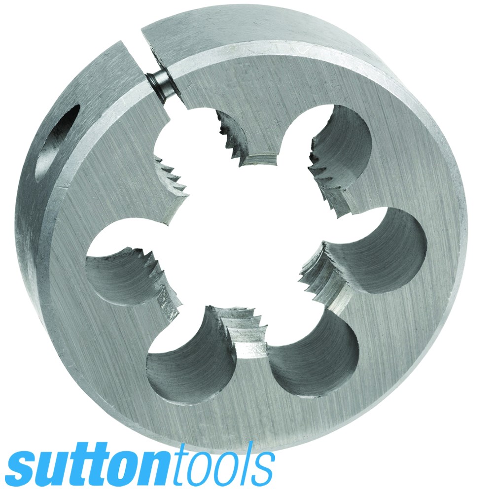 SUTTON M5X0.8MM BUTTON DIE CARBON METRIC 1 INCH OD TUNGSTEN CHROME ...
