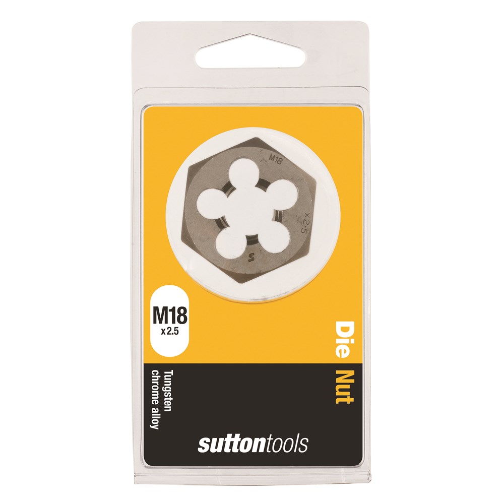 SUTTON M18X2.5MM DIE NUT CARBON METRIC TUNGSTEN CHROME ALLOY - Collier ...