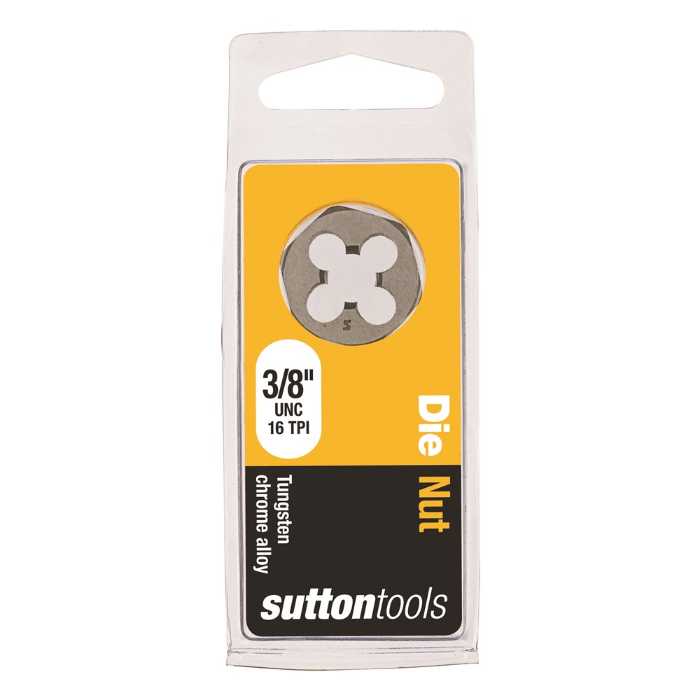 SUTTON UNC 3/8X16TPI DIE NUT CARBON IMPERIAL TUNGSTEN CHROME ALLOY ...