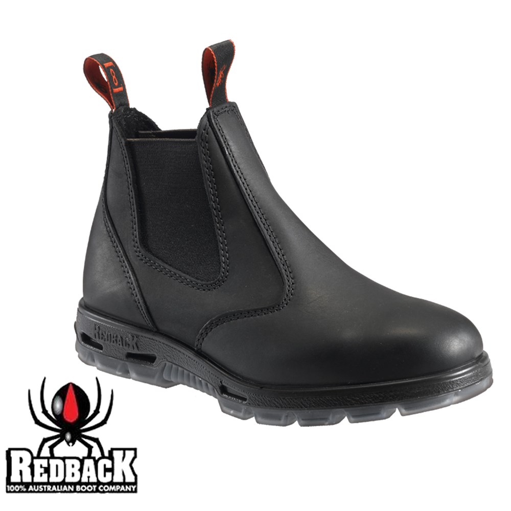 UBBK BLACK NON-SAFETY BOOT 10 REDBACK BOBCAT (BLACK) SIZE: MEN 10 ...