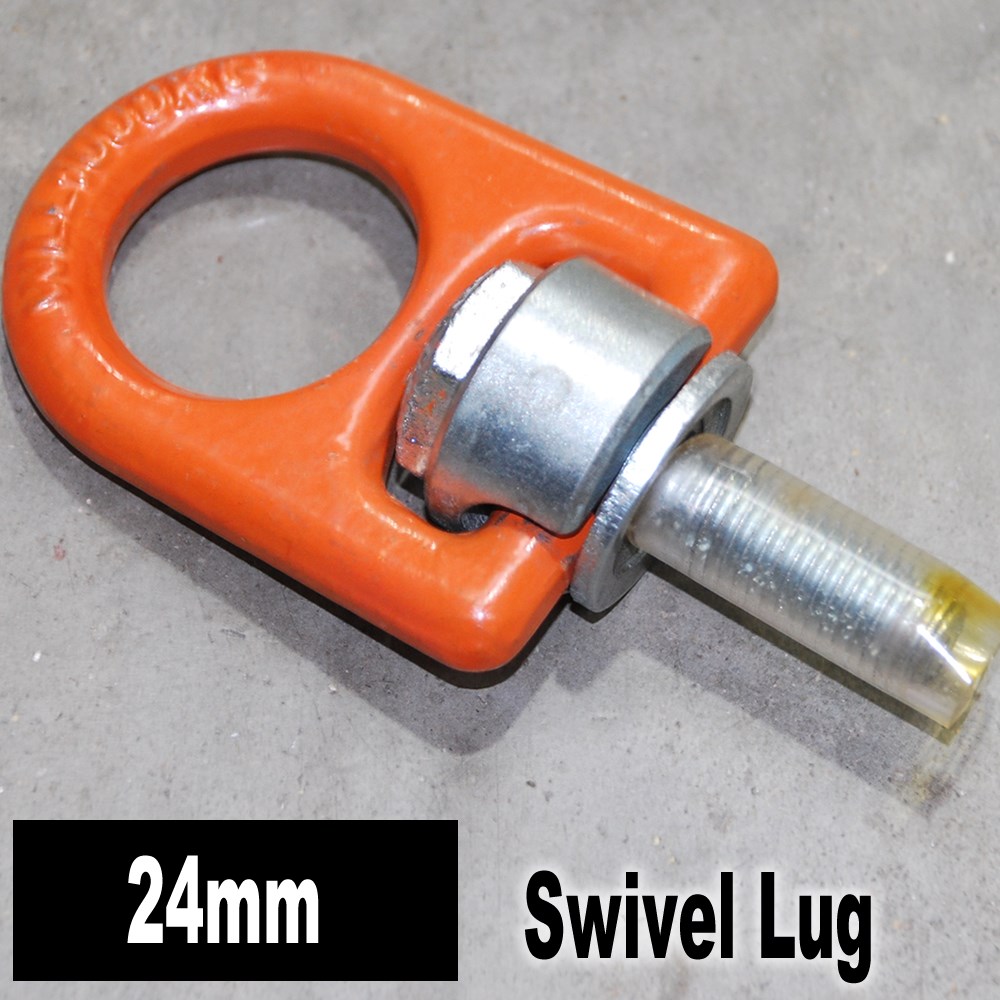 SWIVEL LIFTING LUG M24 4000KG LIFTING & LASHING LUG 4T WLL 61MM EYE ...